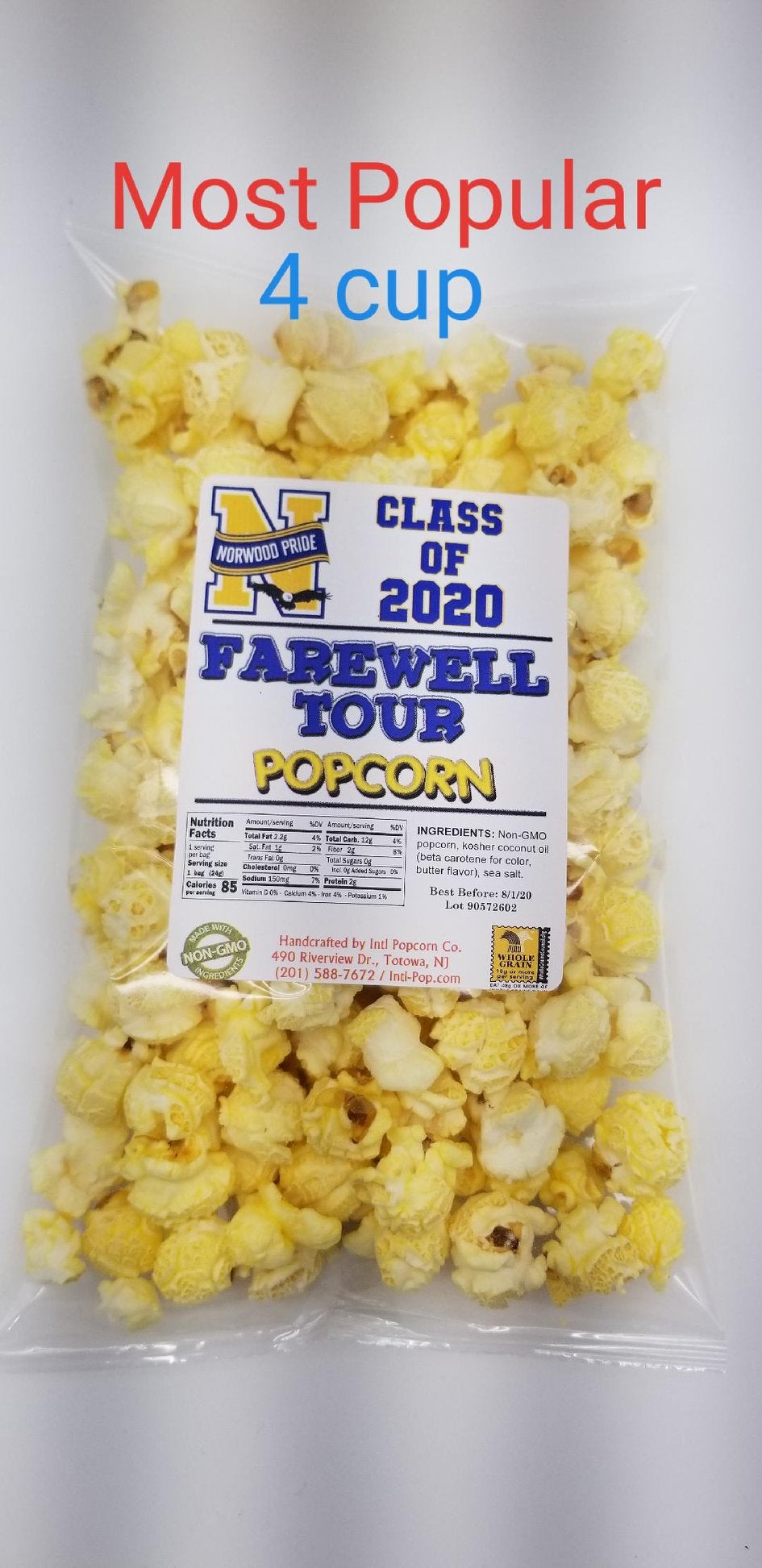 Clear Popcorn Bags